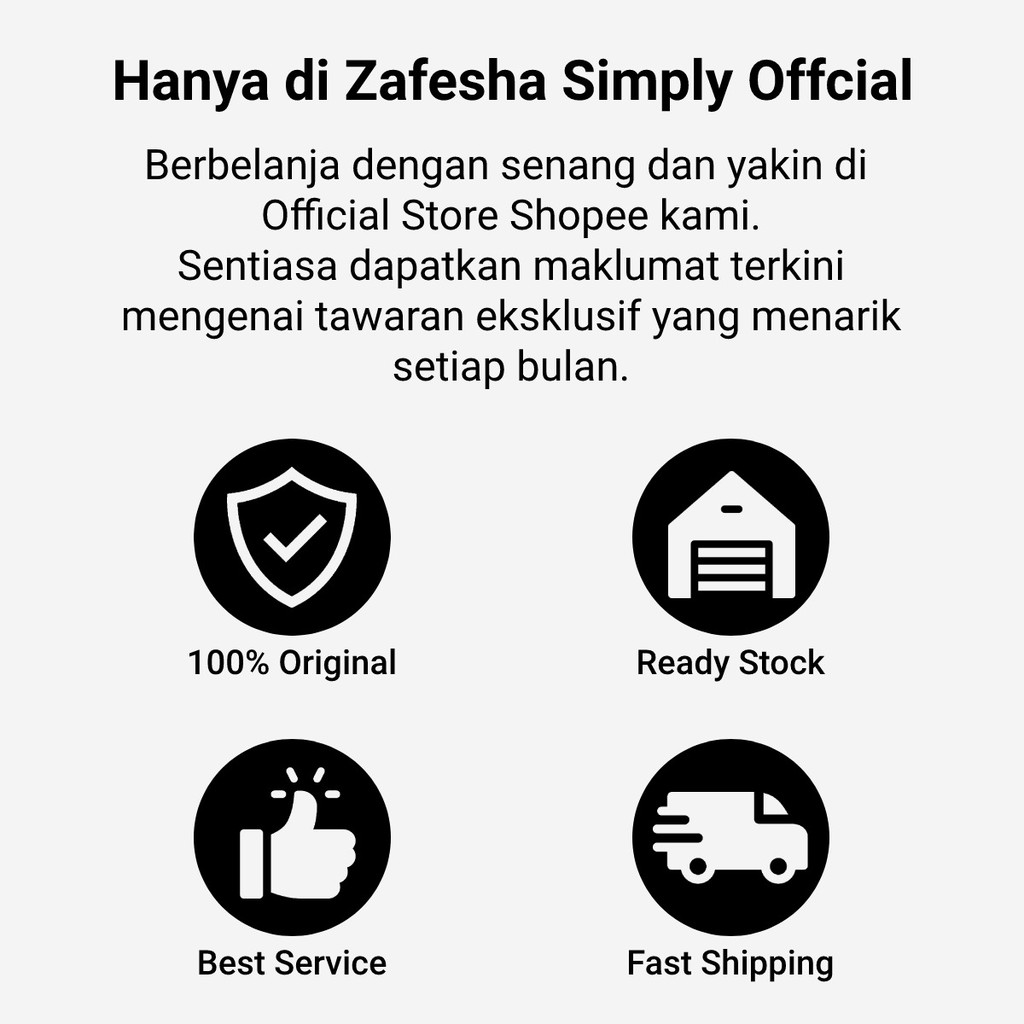 ZAFESHA Official Store, Online Shop | Shopee Malaysia