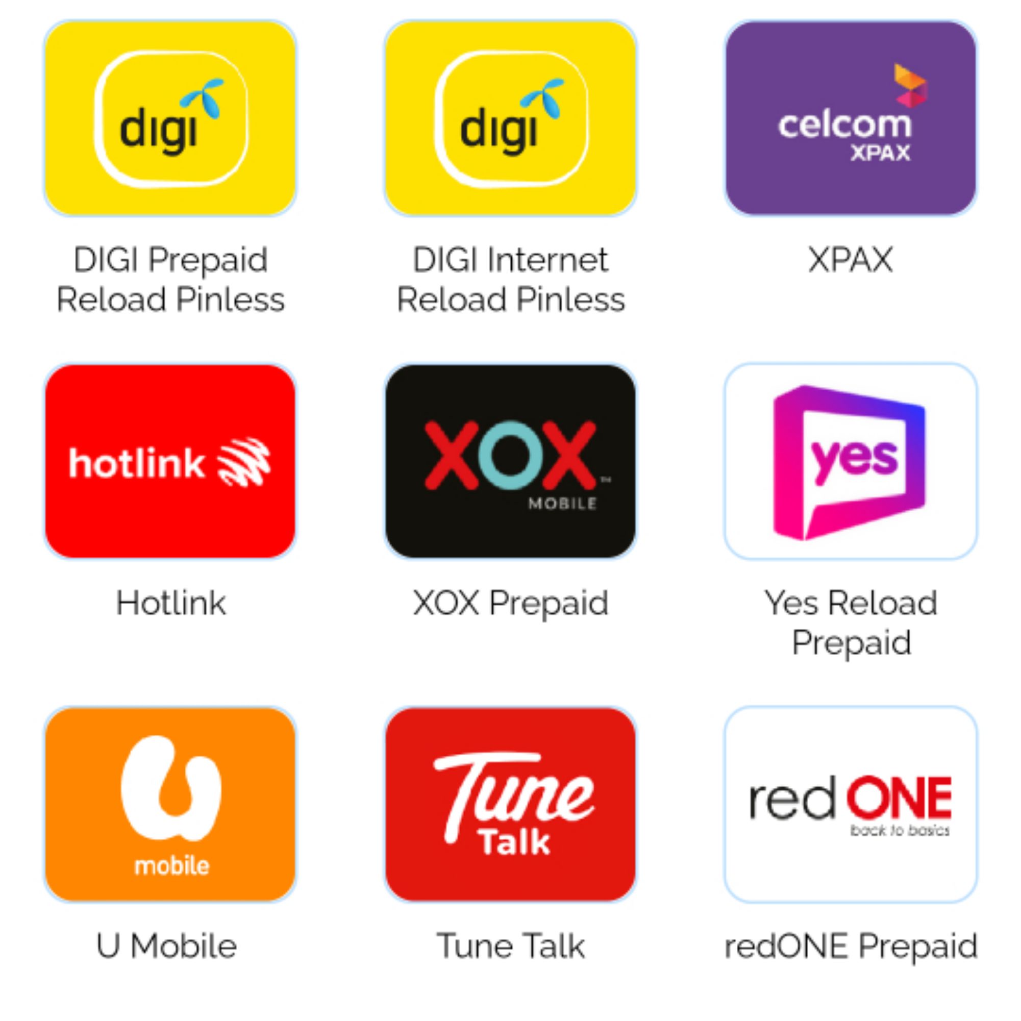 Prepaid Reload Service, Online Shop | Shopee Malaysia