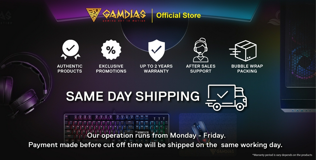 Gamdias.os Online, July 2025 | Shopee Malaysia