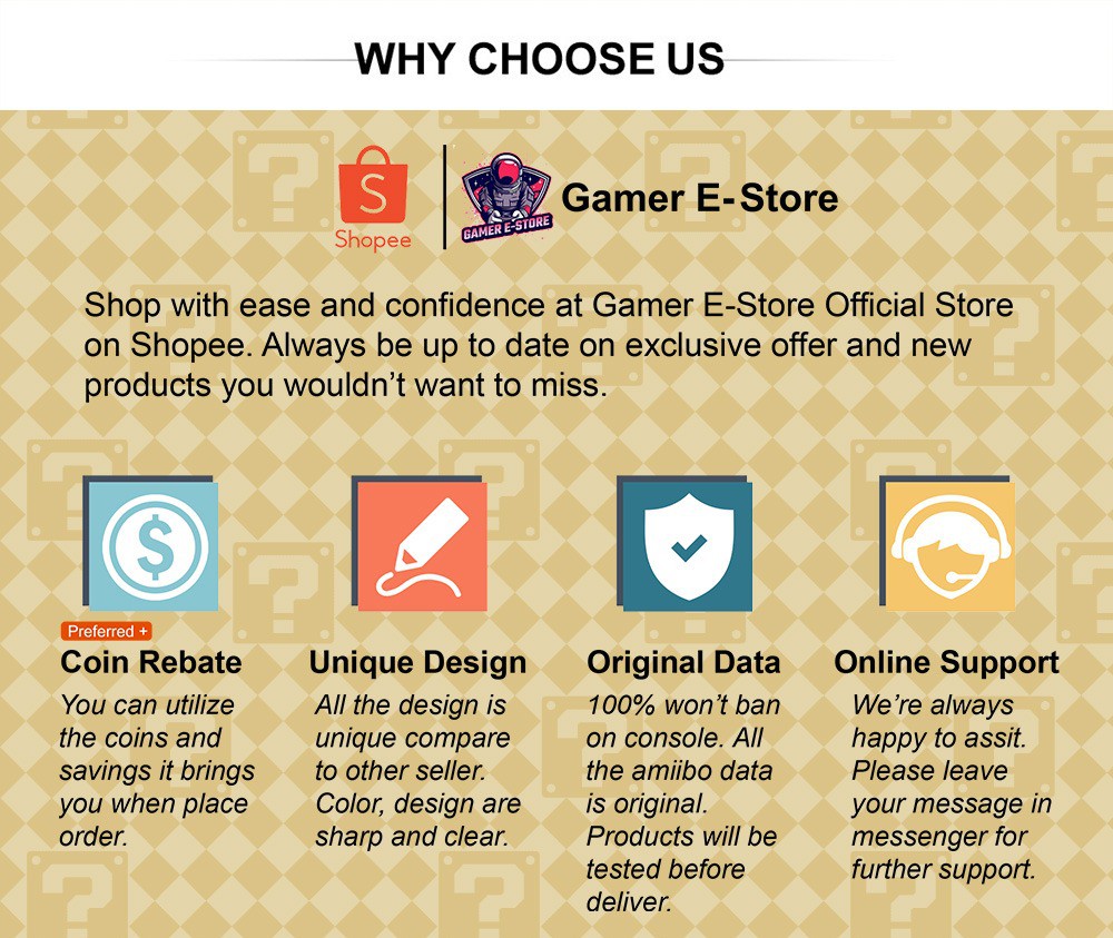 Gamer E-Store, Online Shop | Shopee Malaysia