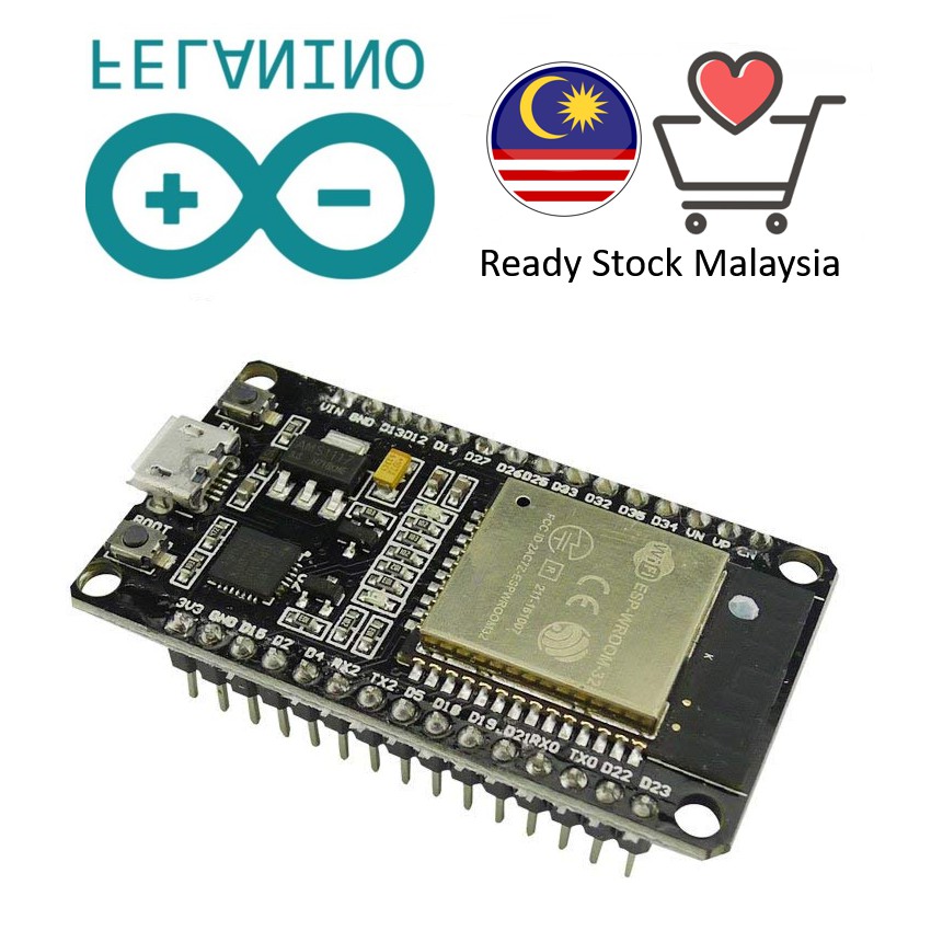 ESP-32S ESP32 ESP-WROOM-32 Arduino WiFi Bluetooth