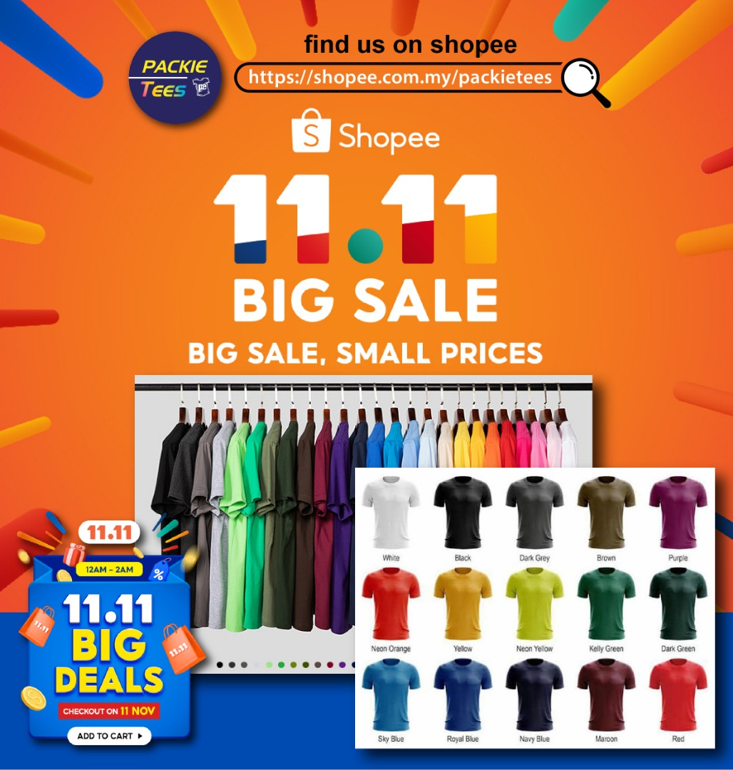 Packie Tees , Online Shop | Shopee Malaysia