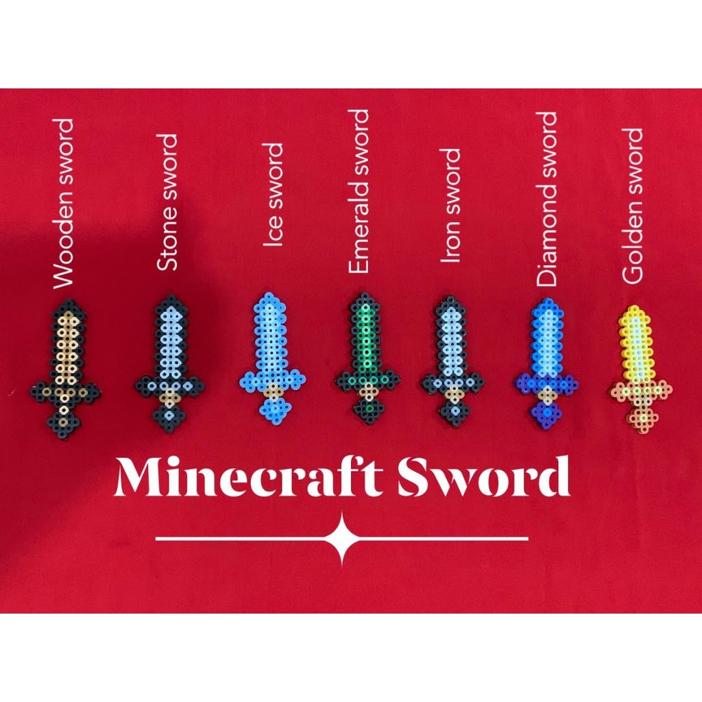 Minecraft Perler Beads Sword