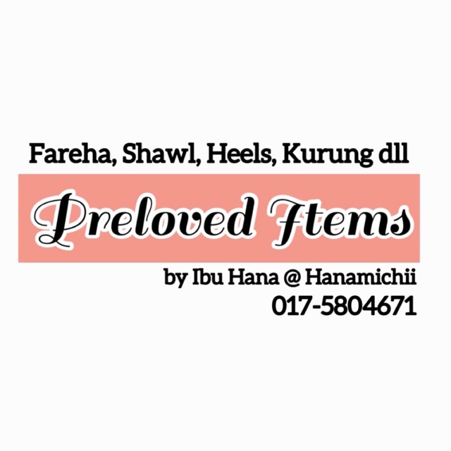 Preloved Items by Ibu Hana KL, Online Shop | Shopee Malaysia