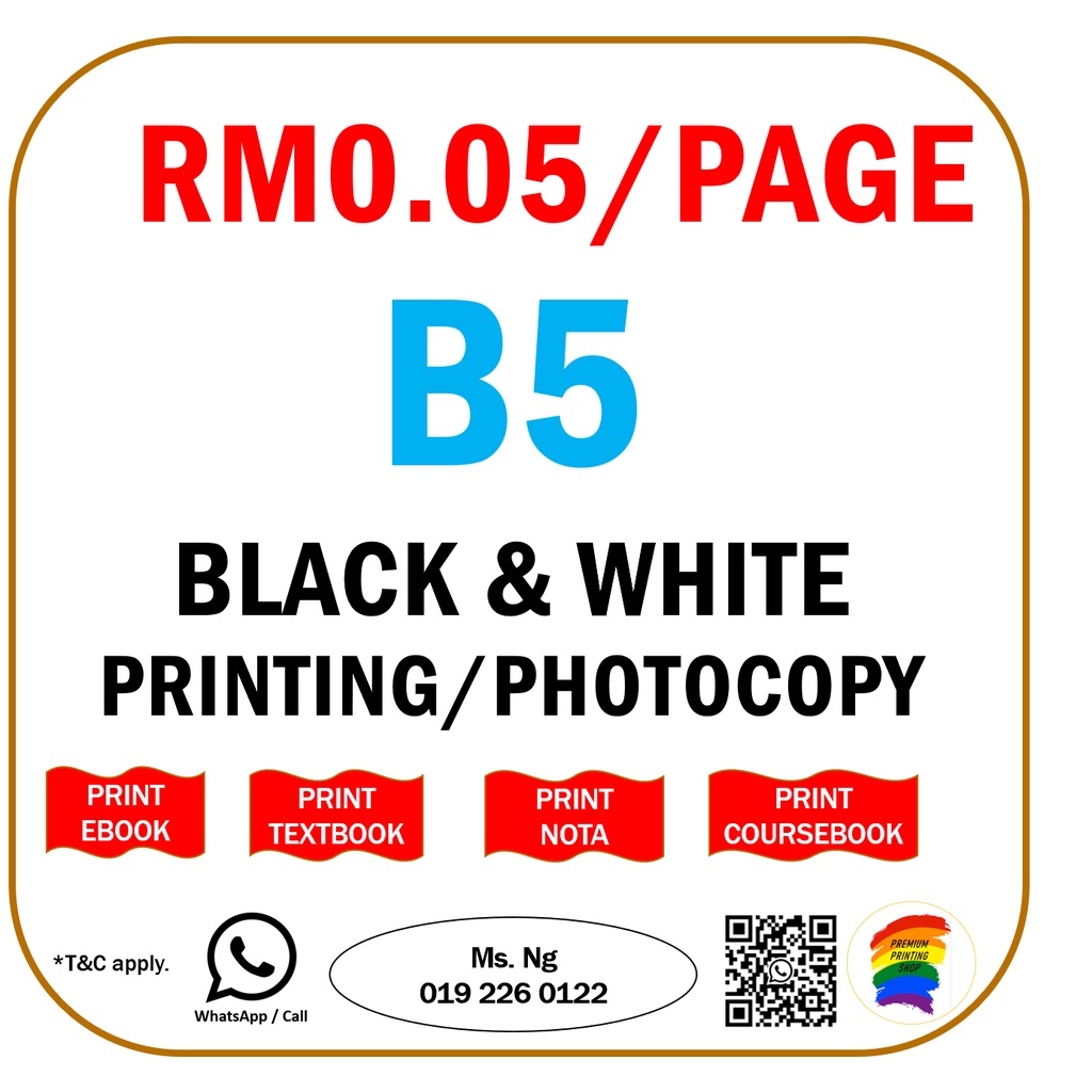 Premium Printing Shop, Online Shop | Shopee Malaysia