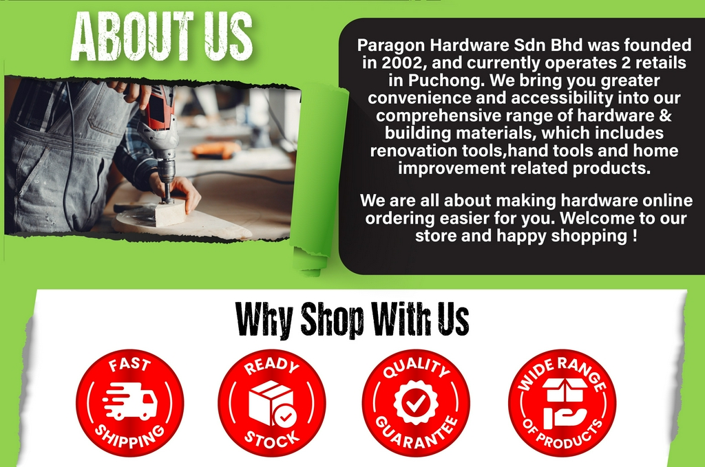 Paragon Hardware, Online Shop | Shopee Malaysia