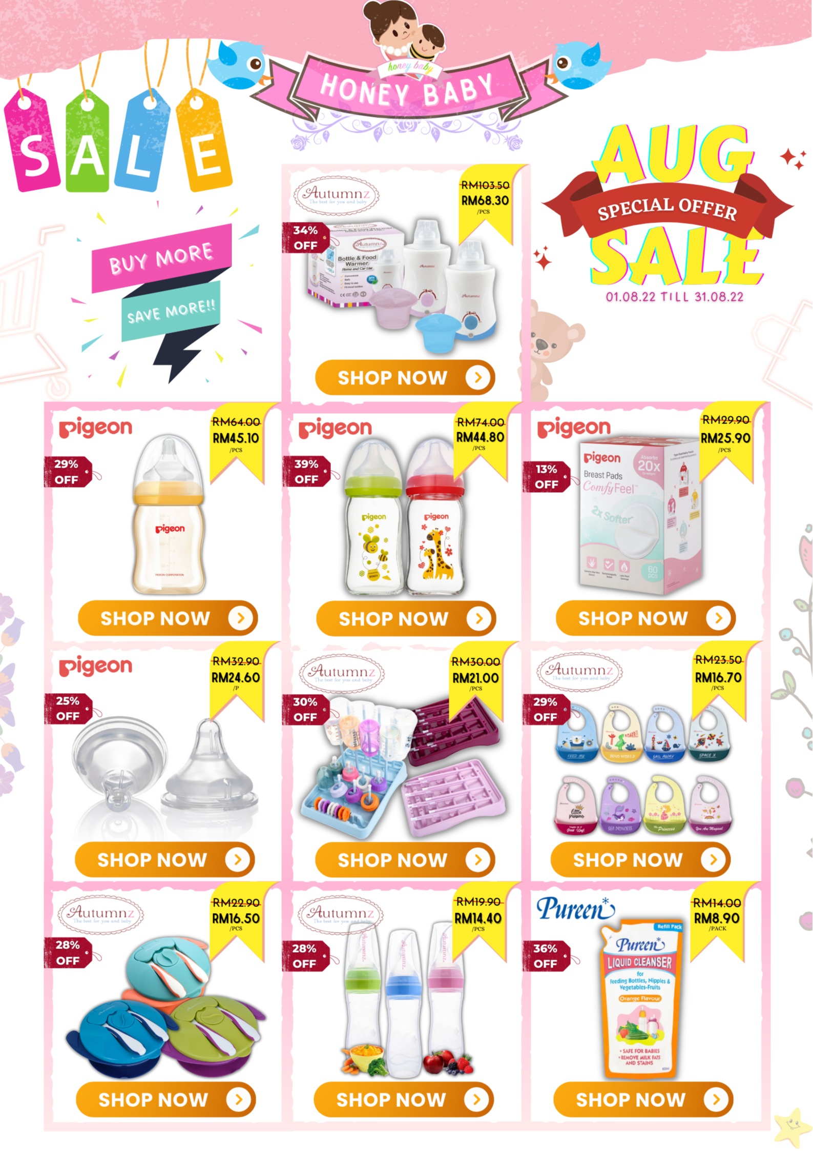 Honey Baby Shop, Online Shop | Shopee Malaysia