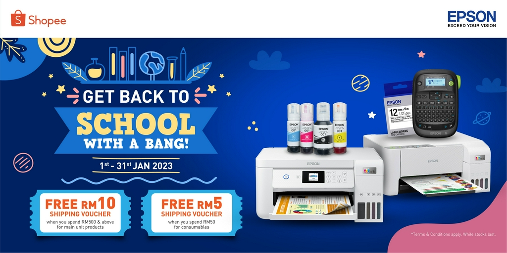 Epson Official Store Online, January 2023 | Shopee Malaysia