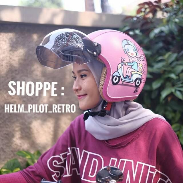 helm_pilot_retro.my, Online Shop | Shopee Malaysia