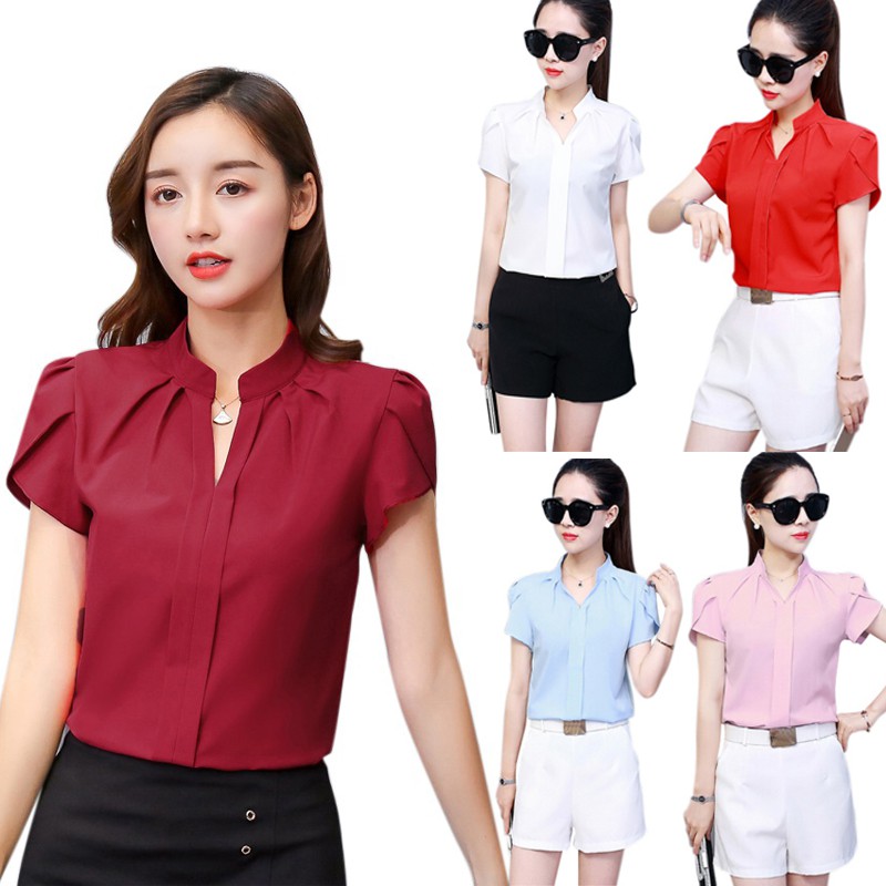 Office Uniform Blouse Designs For Women