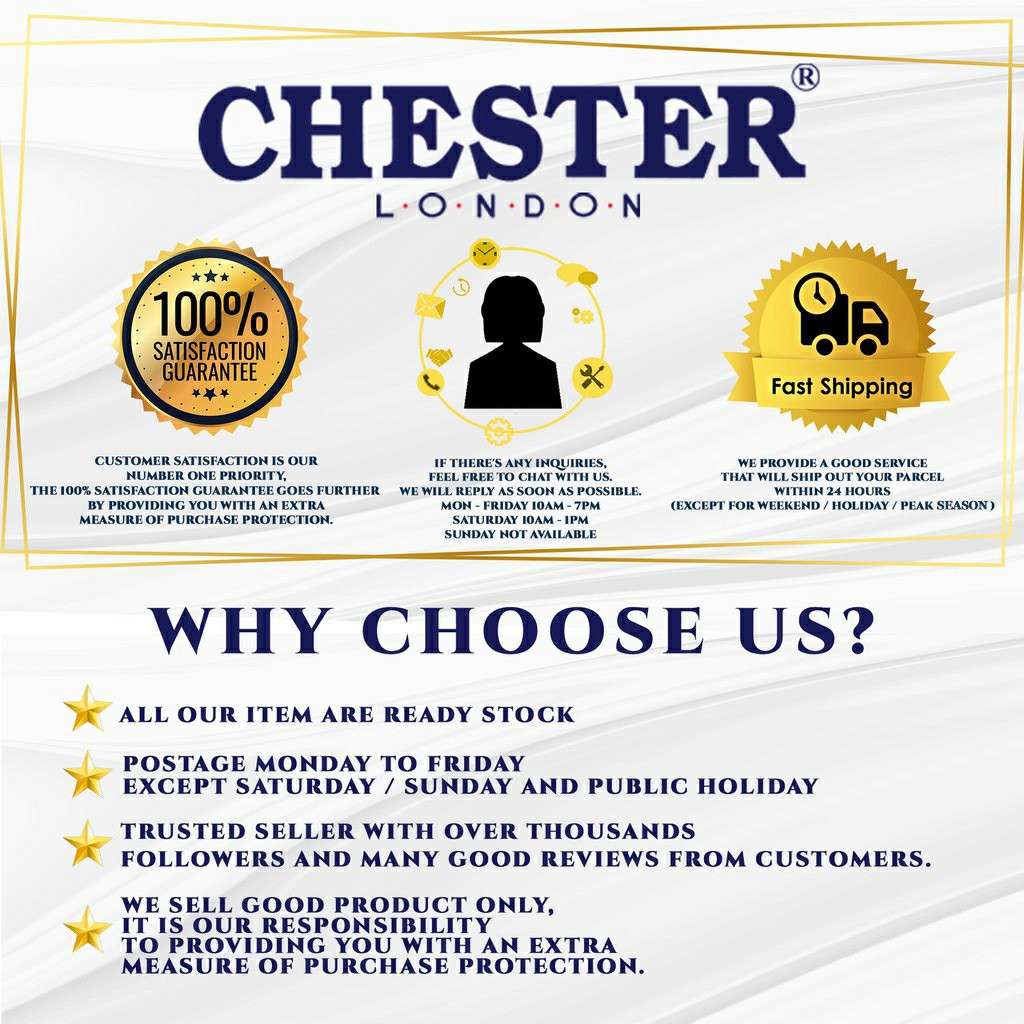 Chester London Official Store, Online Shop | Shopee Malaysia