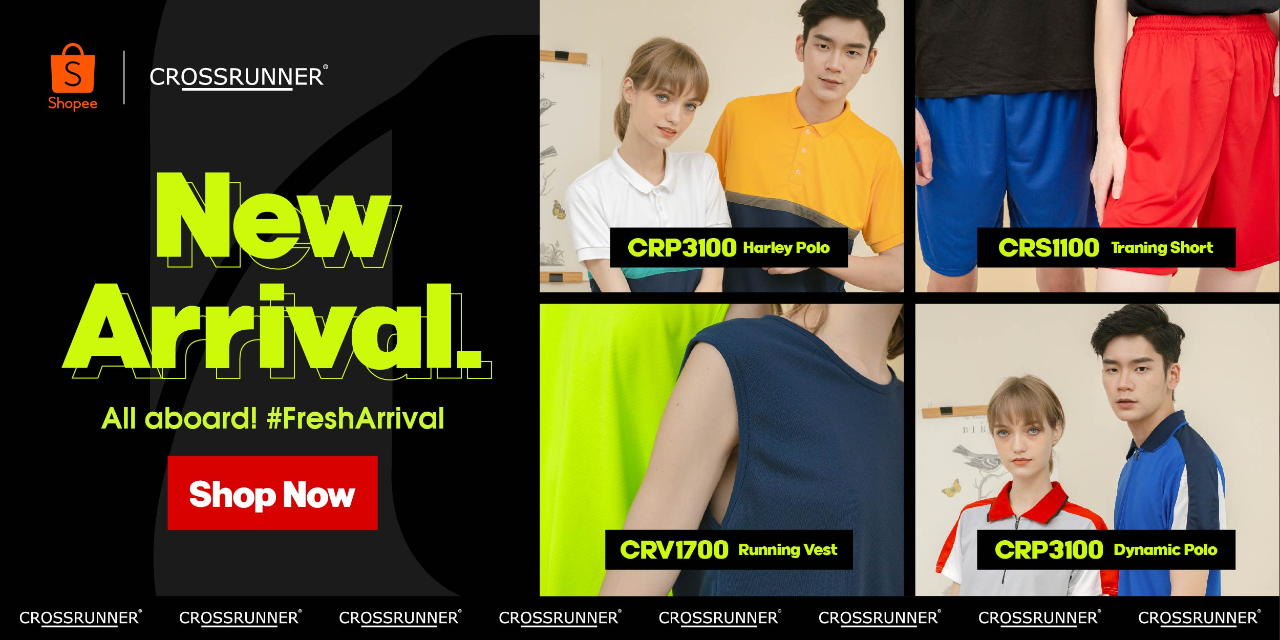 Crossrunner Malaysia Official Store Online, July 2024 | Shopee Malaysia