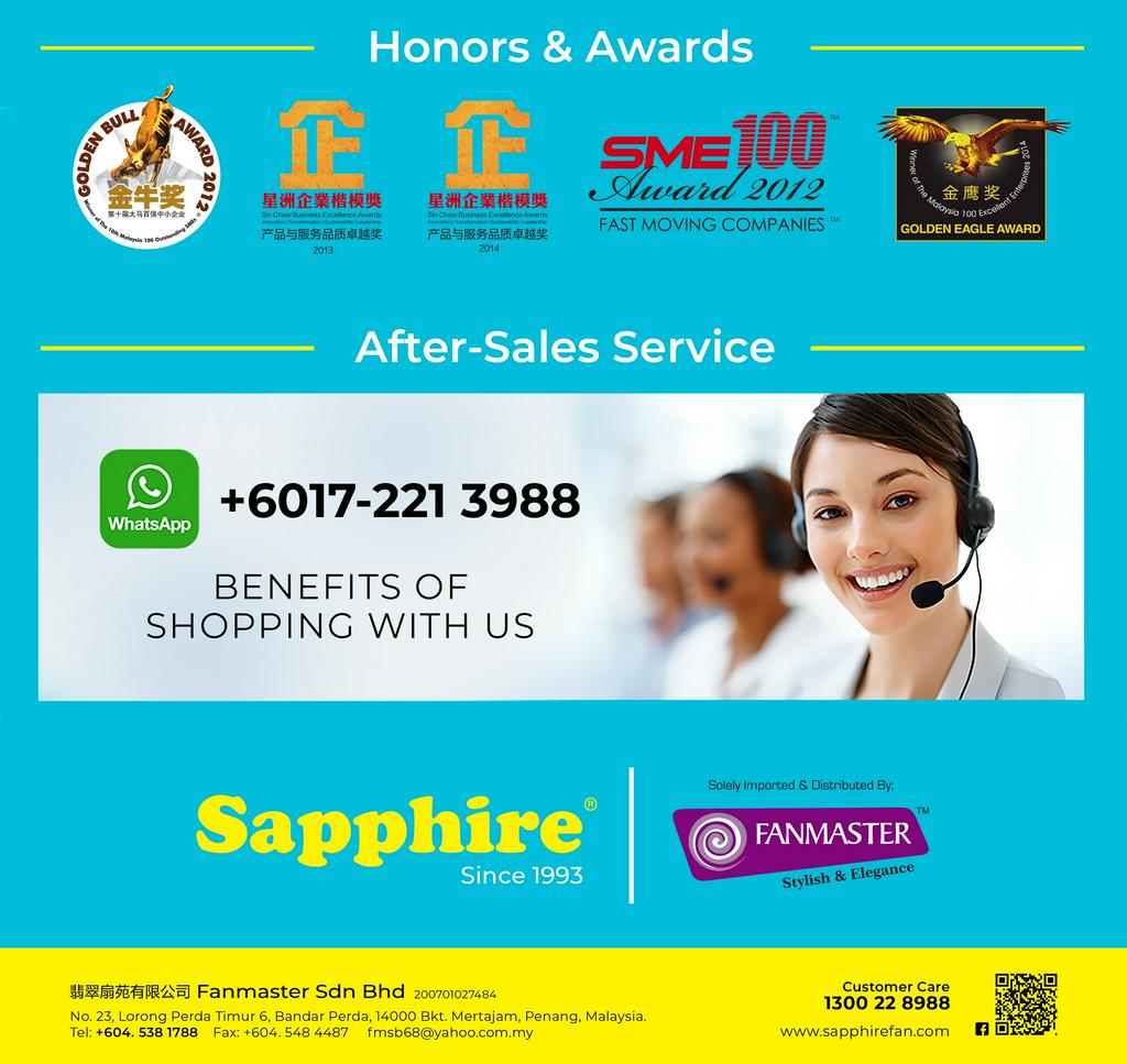 Sapphire Fan Official Store, Online Shop | Shopee Malaysia