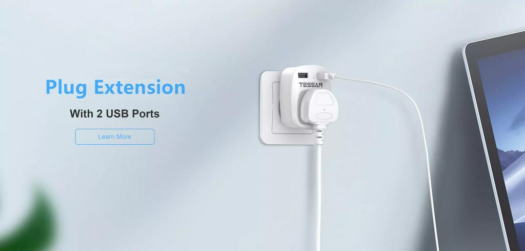 TESSAN Travel Plug Adapter, Online Shop | Shopee Malaysia