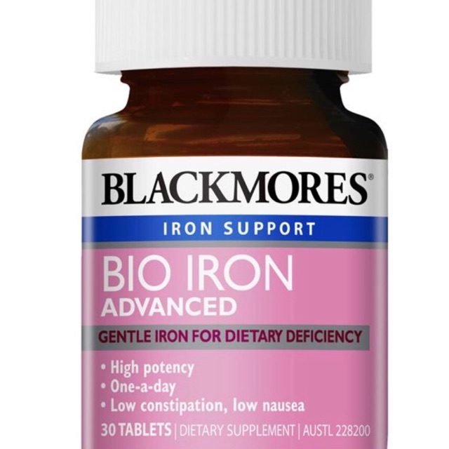 Blackmores Bio Iron Advanced 30 Tablets August 2024 –, 60% OFF