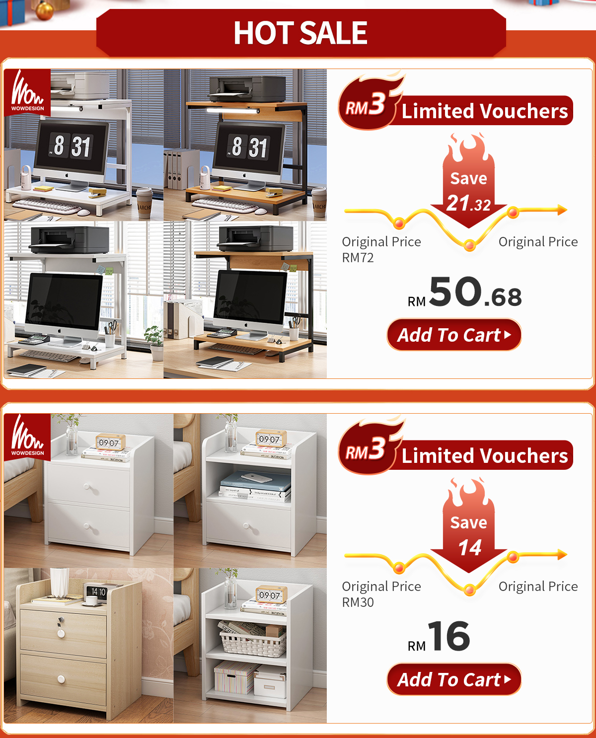 WOW Design, Online Shop | Shopee Malaysia