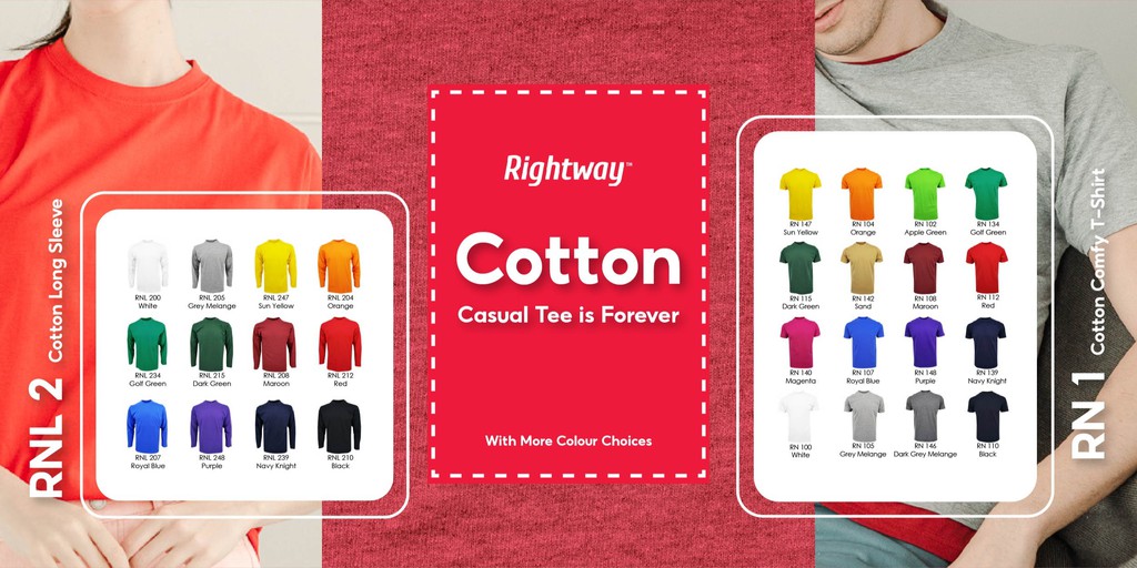 Rightway T-Shirt Official Shop Online, November 2023 | Shopee Malaysia
