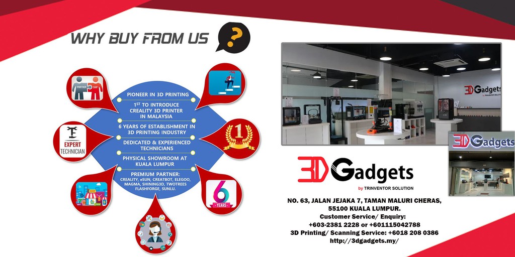 3D Gadgets Malaysia (3D Printer), Online Shop | Shopee Malaysia