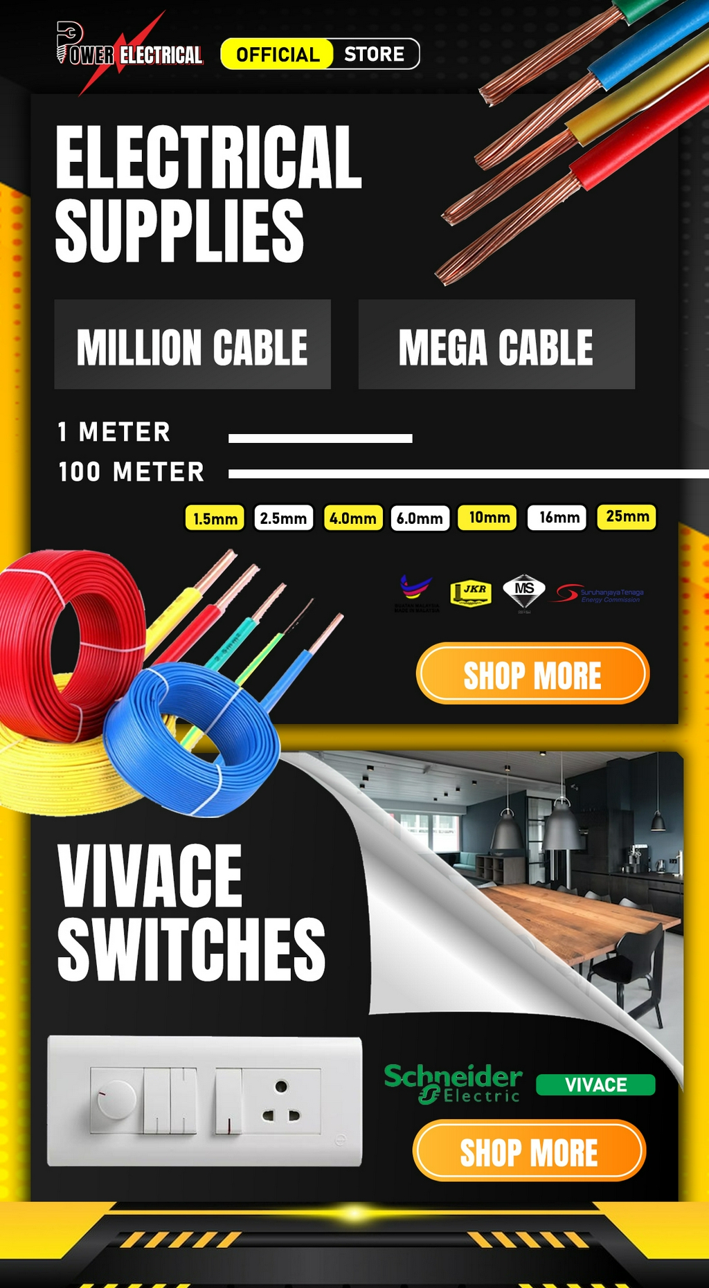 Power Electrical Store, Online Shop | Shopee Malaysia