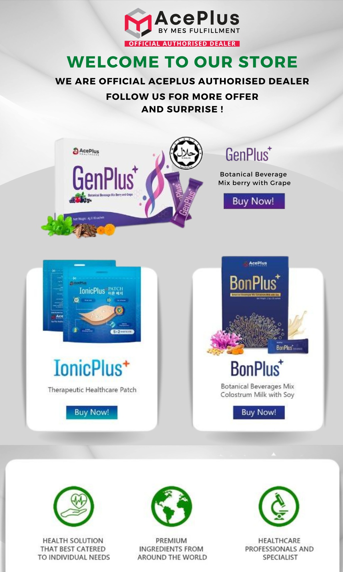 Ace Plus Health Care Official Store, Online Shop | Shopee Malaysia