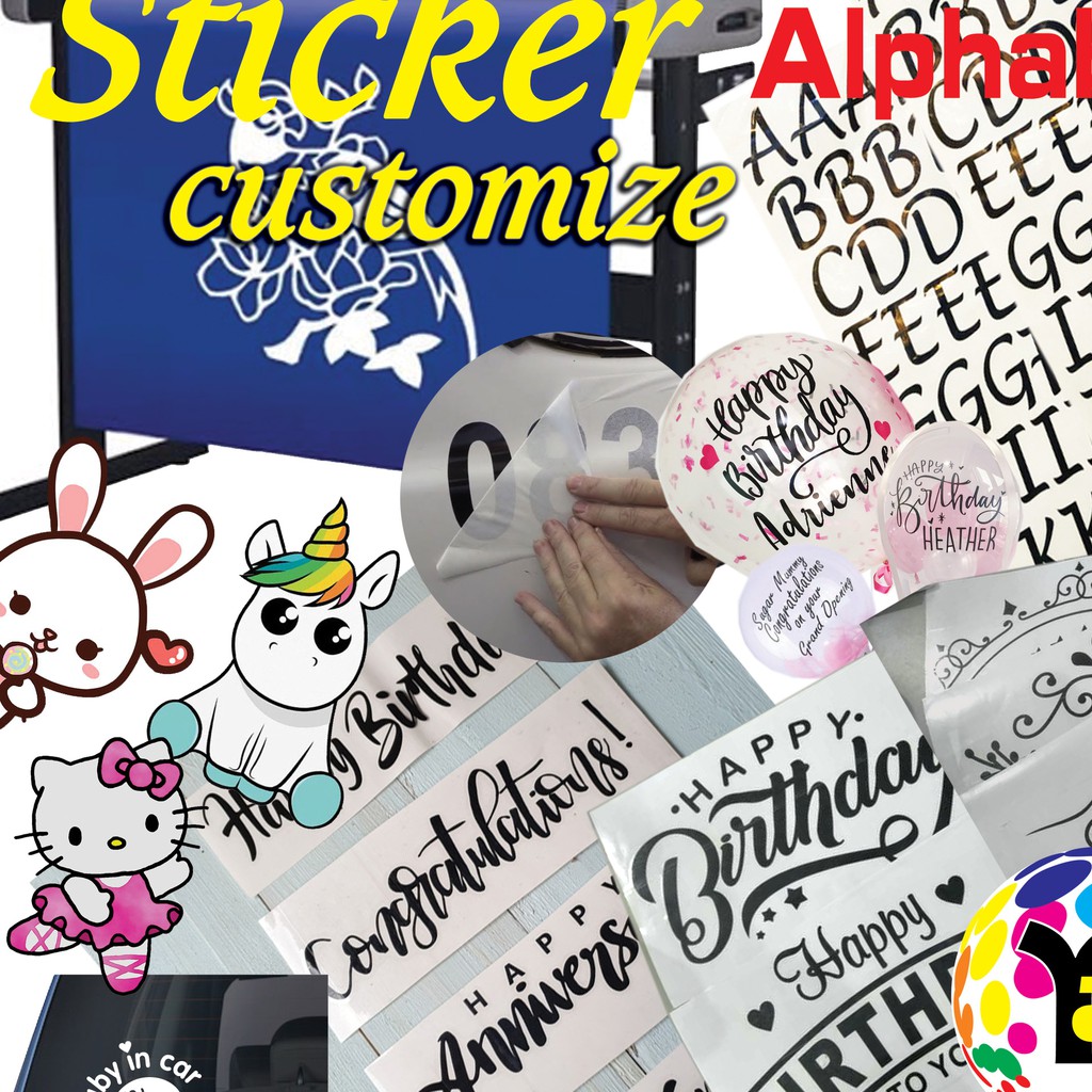 stickercustomize, Online Shop | Shopee Malaysia