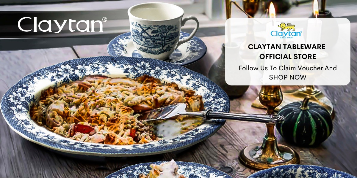 Claytan Tableware Official Store Online, December 2025 | Shopee Malaysia