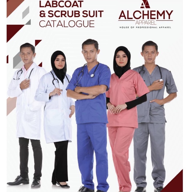 Medical Uniform: Alchemy Apparel, Online Shop | Shopee Malaysia