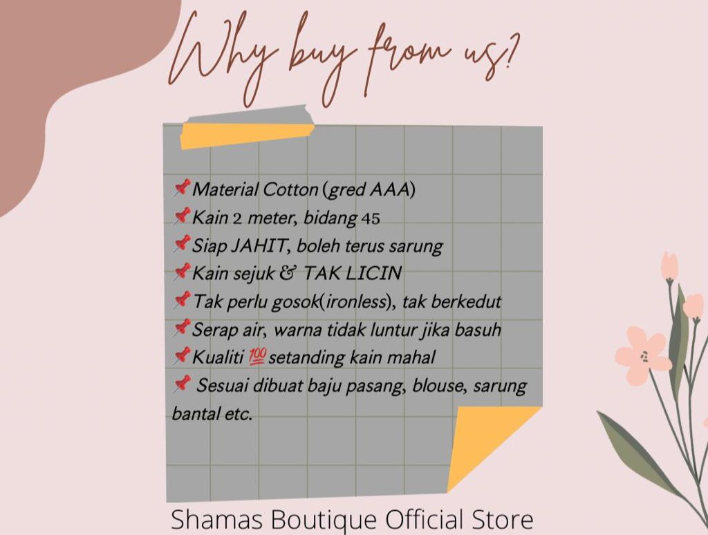 Shamas Boutique Official Store, Online Shop | Shopee Malaysia