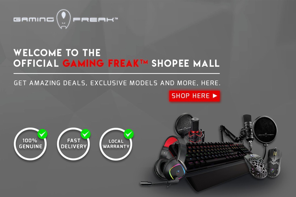 GamingFreak Malaysia Official Store Online, January 2025 | Shopee Malaysia