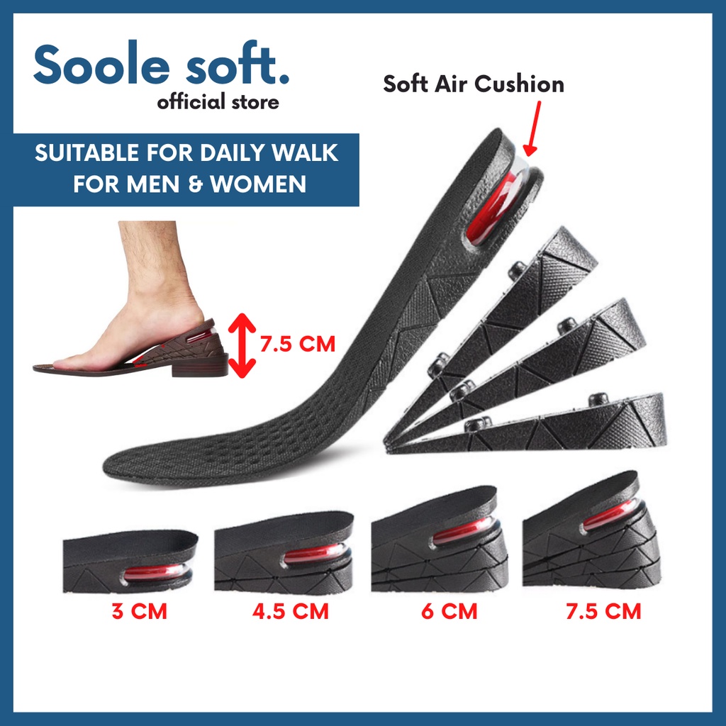 Adjustable Height Increase Insoles Online | centralcountiesservices.org