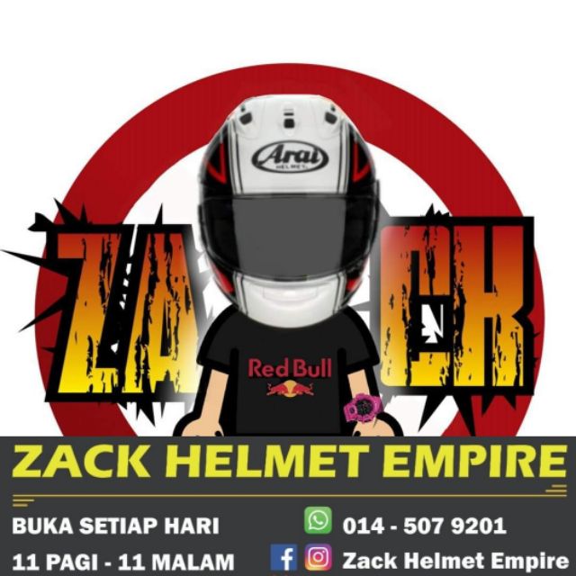 Zack Helmet Empire Official, Online Shop | Shopee Malaysia