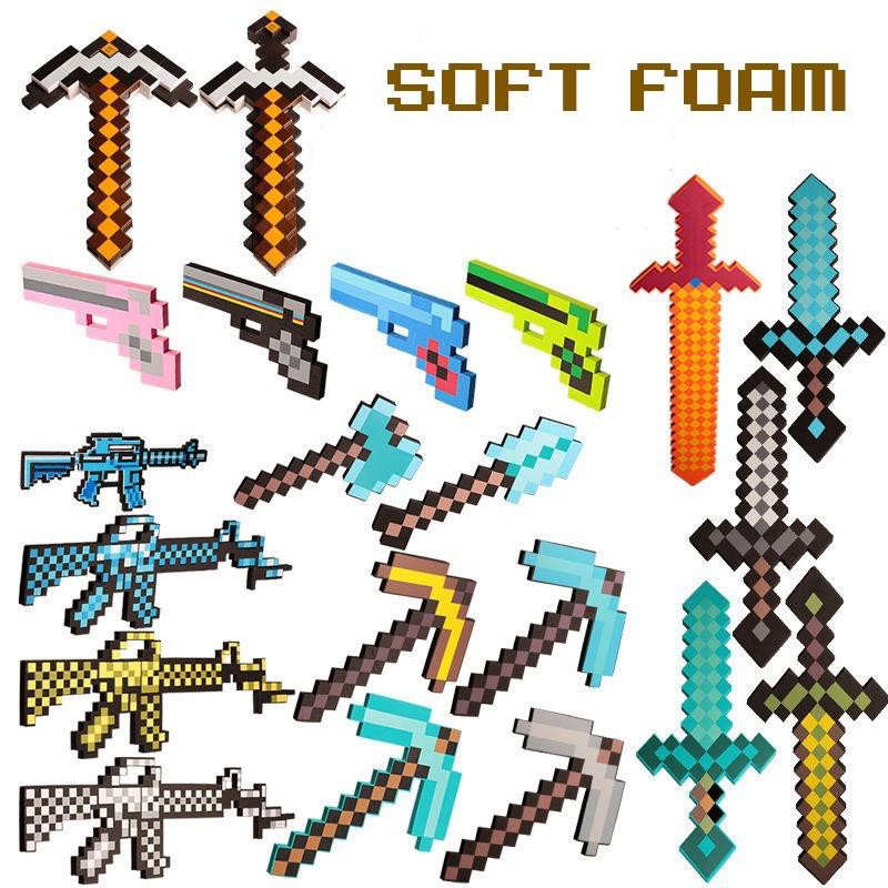 Minecraft Foam Tools And Weapons