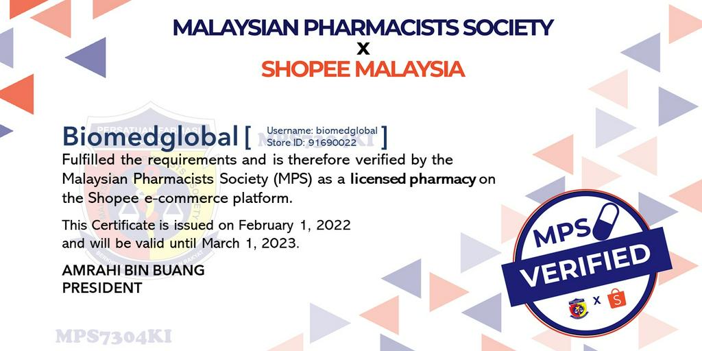 Biomed-Global Healthcare e-Shop, Online Shop | Shopee Malaysia