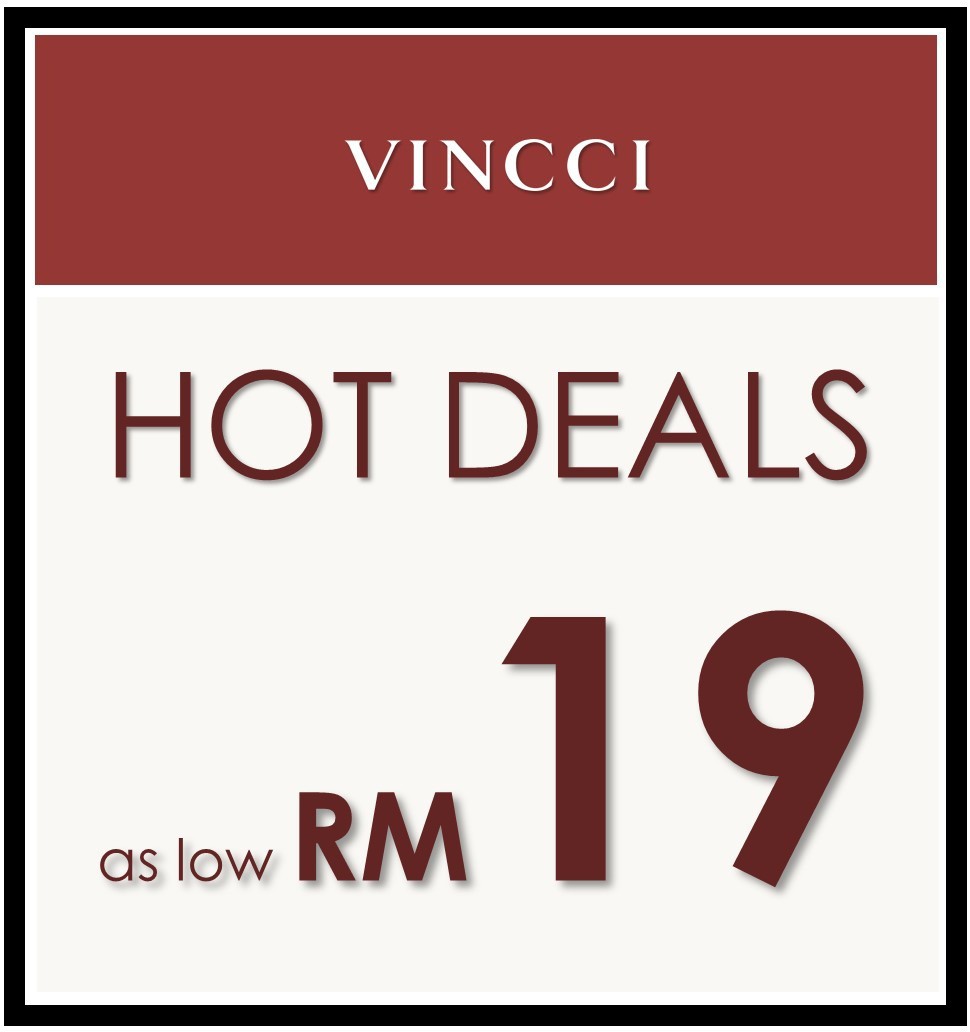 VINCCI Official Online Store, July 2024 | Shopee Malaysia