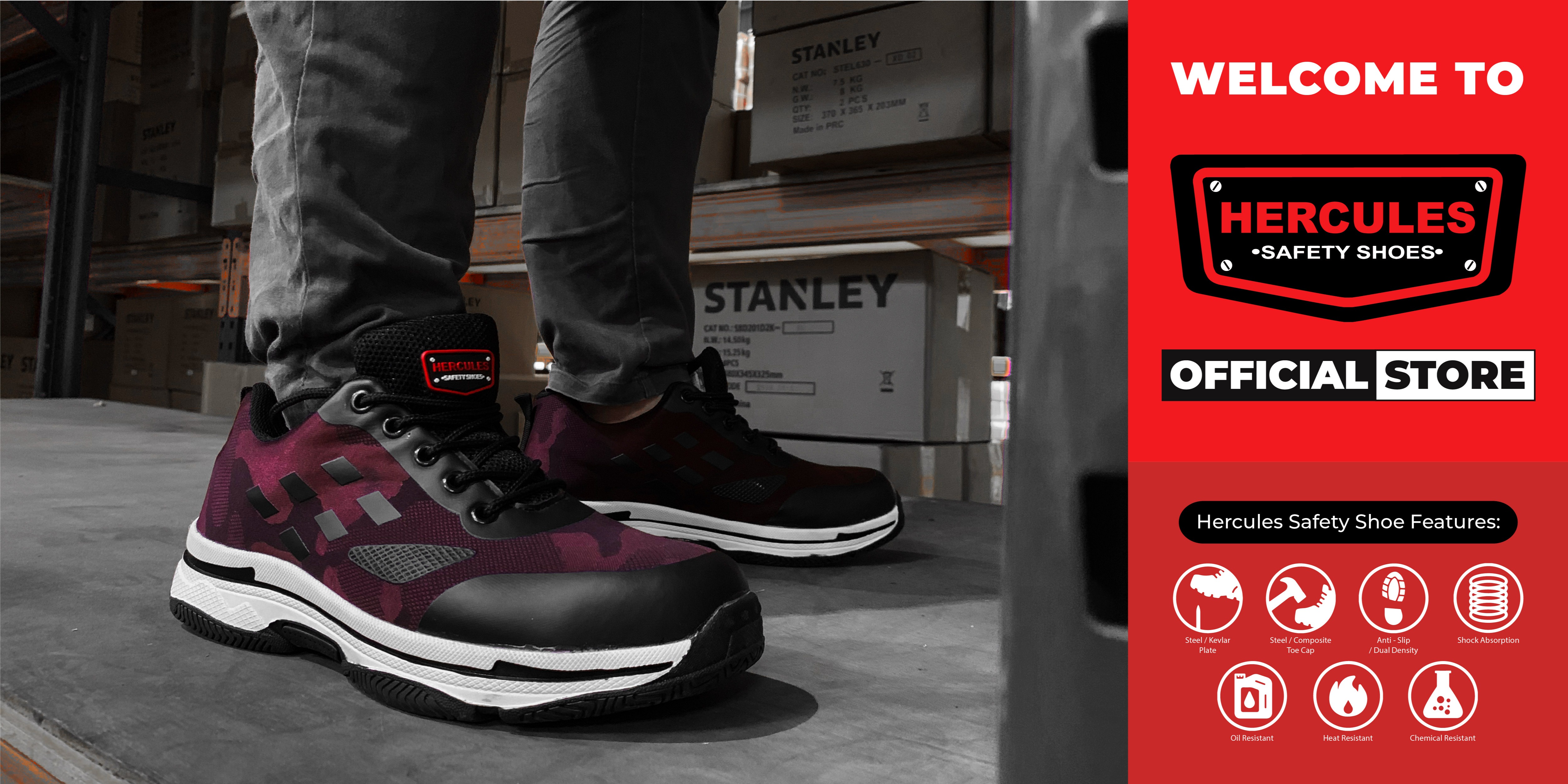 Hercules Shoes Official Store Online, July 2024 | Shopee Malaysia