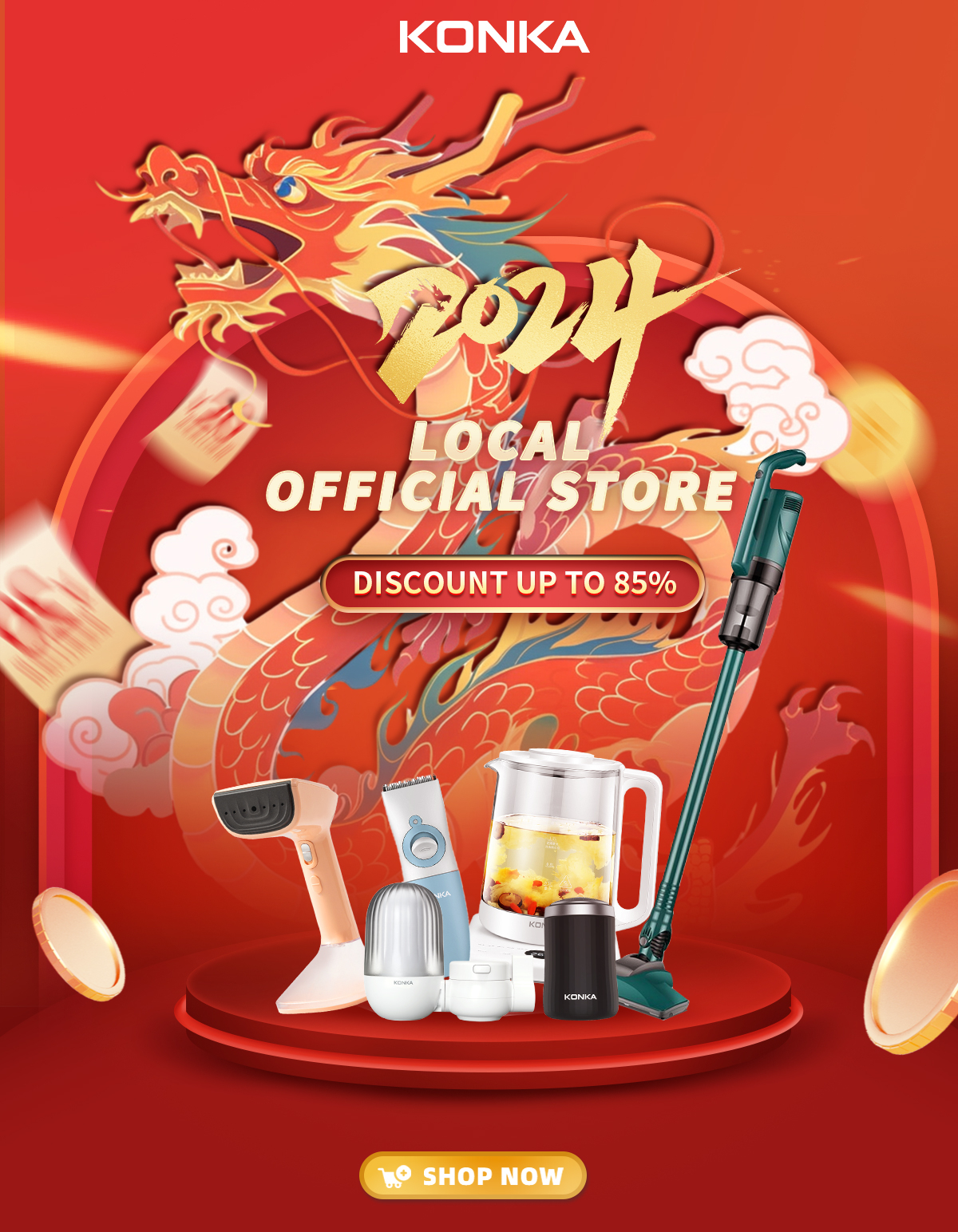 konka Local official Store Online, November 2024 | Shopee Malaysia