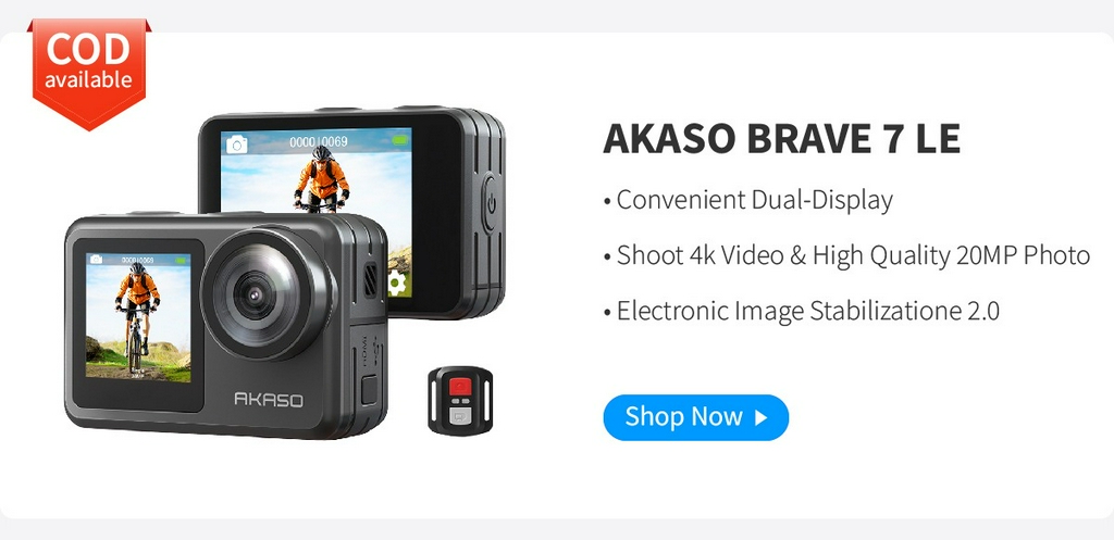 AKASO Official Camera Store, Online Shop | Shopee Malaysia