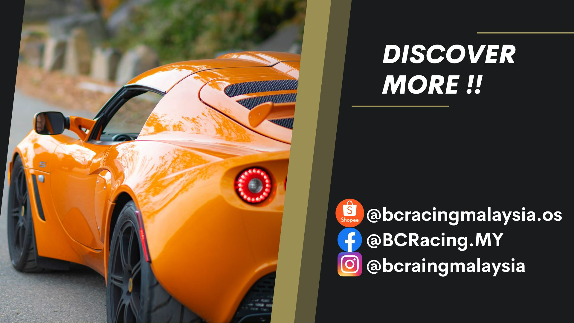 BC Racing Official Store Malaysia Online, July 2024 | Shopee Malaysia