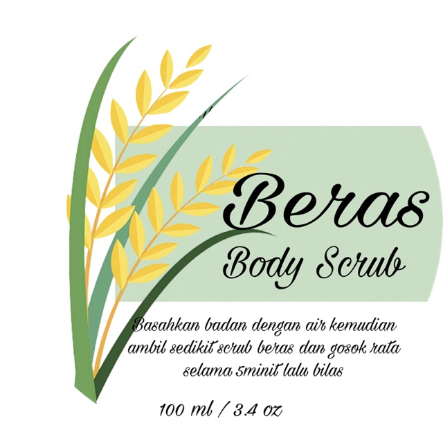 Scrub Beras Organik, Online Shop | Shopee Malaysia