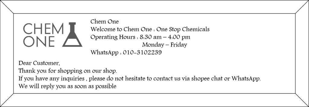 CHEM ONE, Online Shop | Shopee Malaysia