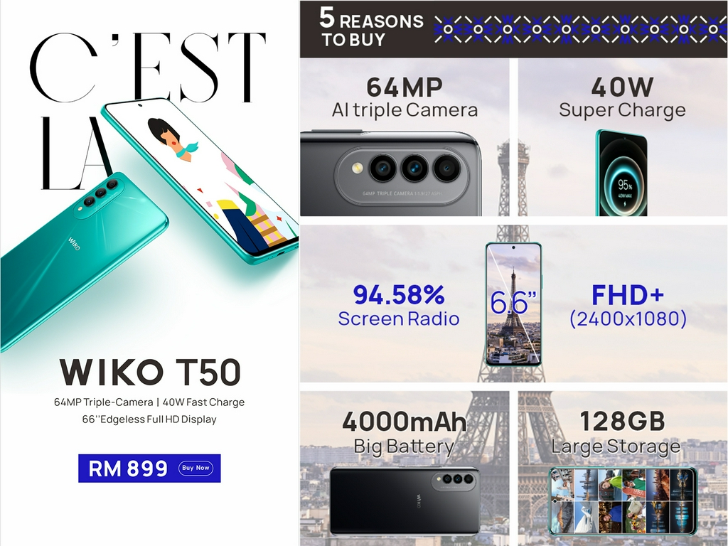 WIKO Official Store Online, July 2024 | Shopee Malaysia