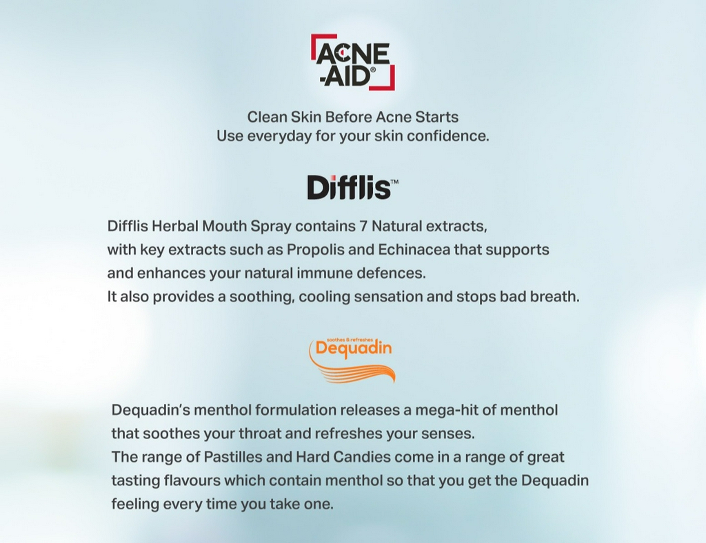 Acne-Aid, Dequadin and Difflis Online, July 2024 | Shopee Malaysia