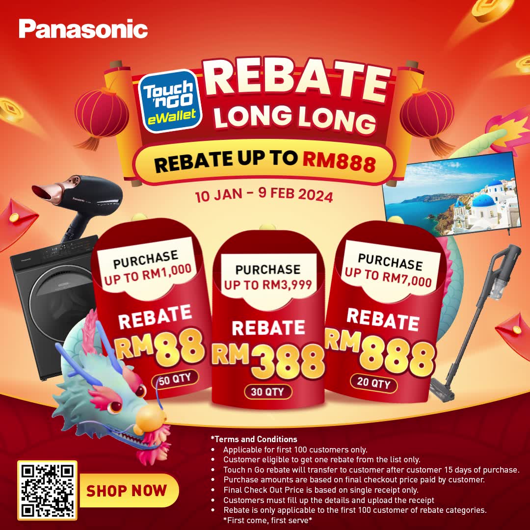 Panasonic Official Store Online, January 2024 | Shopee Malaysia
