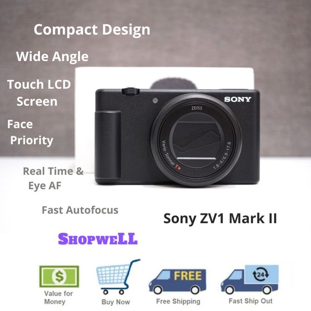 Sony Zv-1 Vlog Camera With Fast And Precise Focus, 49% OFF