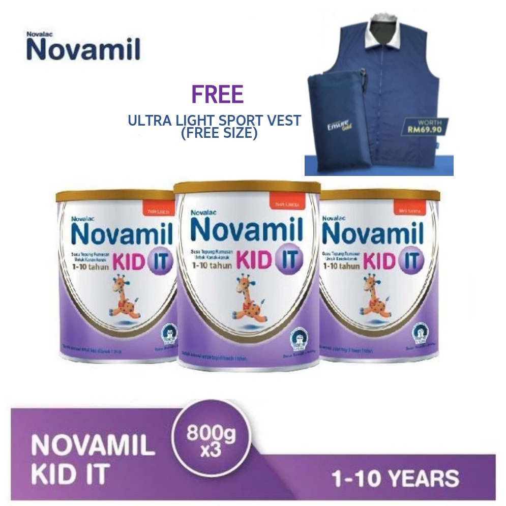 Novalac Novamil Kid Dha 1-10 Tahun 800g Without Sucrose, 50% OFF