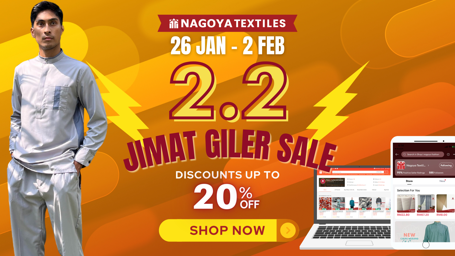 Nagoya Textiles and Fashion, Online Shop | Shopee Malaysia