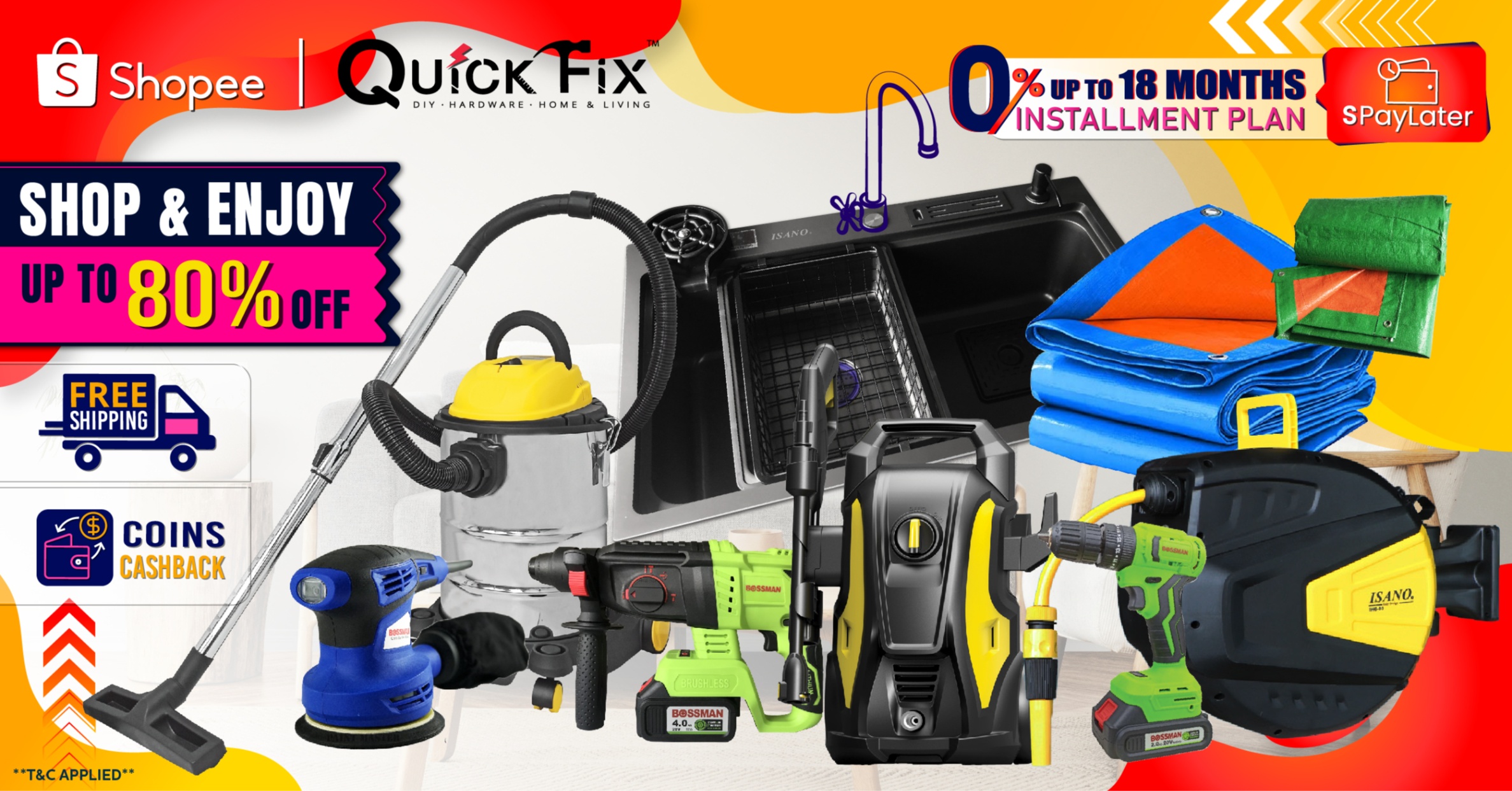 QuickFix DIY Hardware Home & Living, Online Shop | Shopee Malaysia