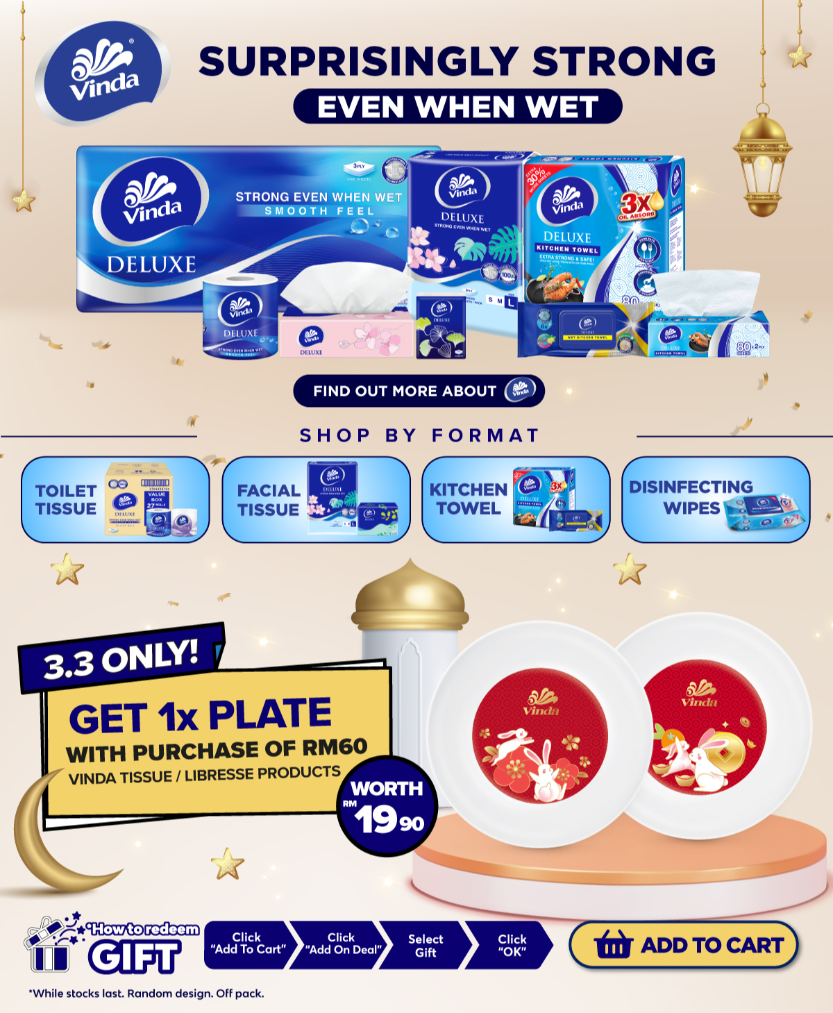 Vinda Official Online Store, February 2023 | Shopee Malaysia