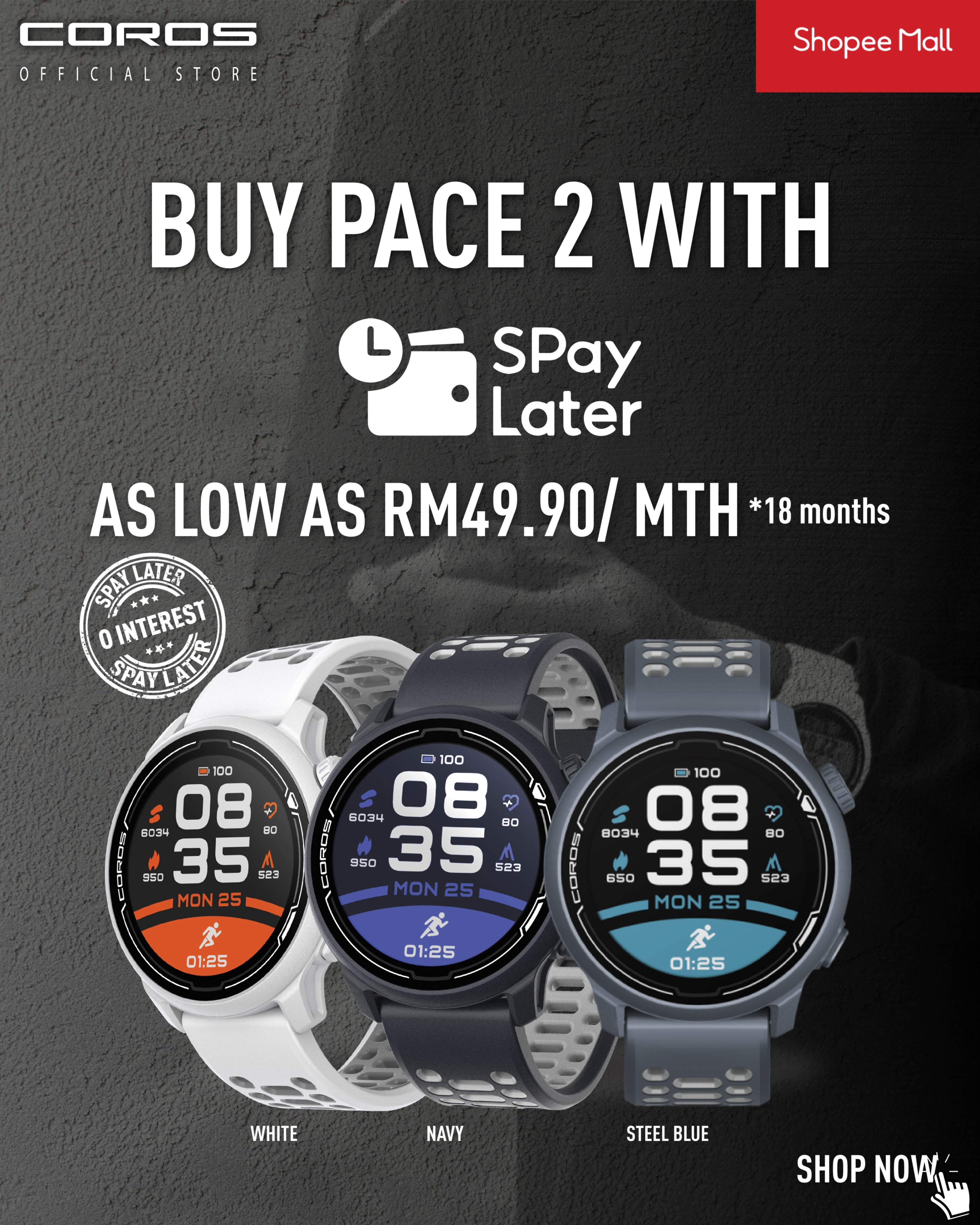 COROS Official Store Online, January 2024 | Shopee Malaysia