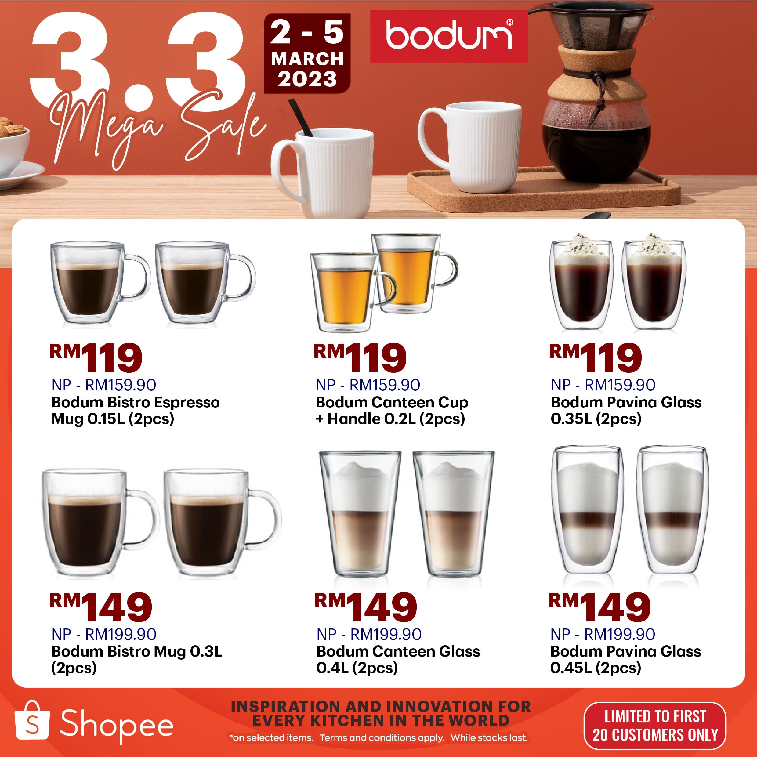 Bodum Official Store, Online Shop | Shopee Malaysia